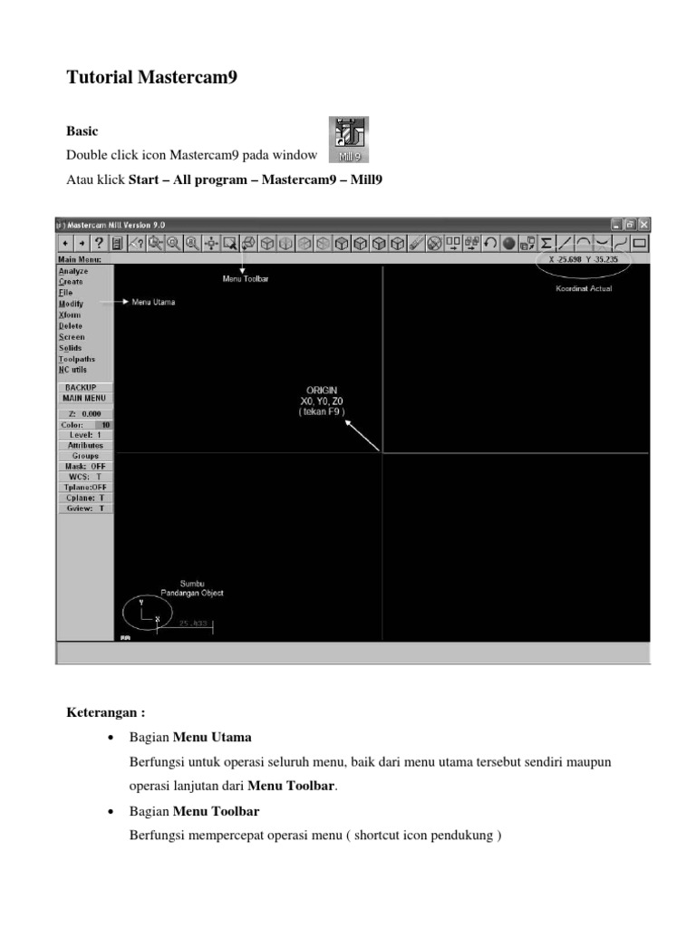 Mastercam V9.0-1 | PDF
