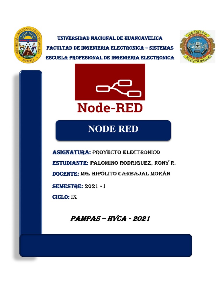 Palomino Node Red Proyecto Electronico | Descargar gratis PDF | Red de computadoras | Red mundial