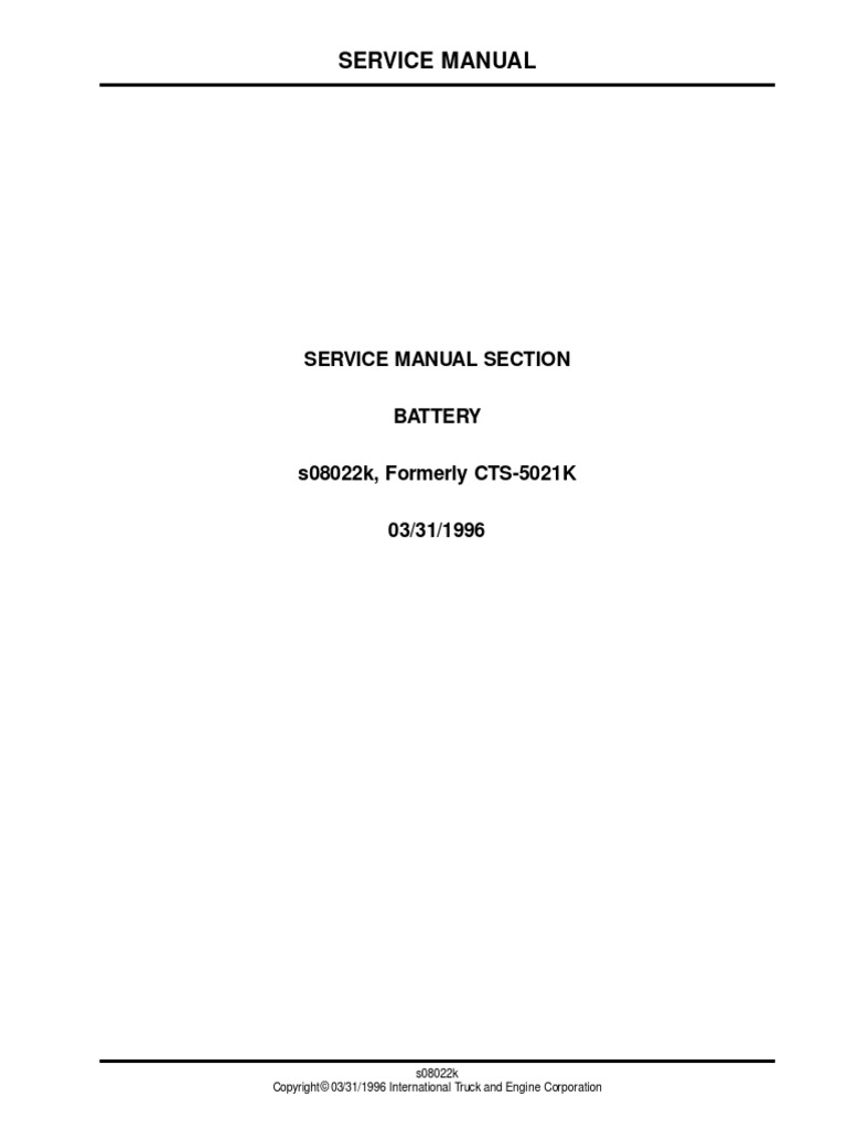 Service Manual Section Battery | PDF | Rechargeable Battery | Battery ...