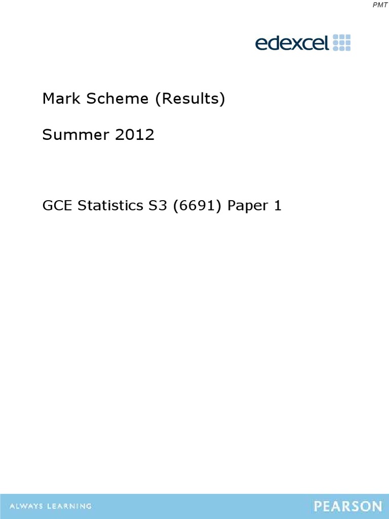 downloadMathsA LevelS3Papers EdexcelJune20201220MS20 20S320Edexcel PDF | PDF | Statistics ...