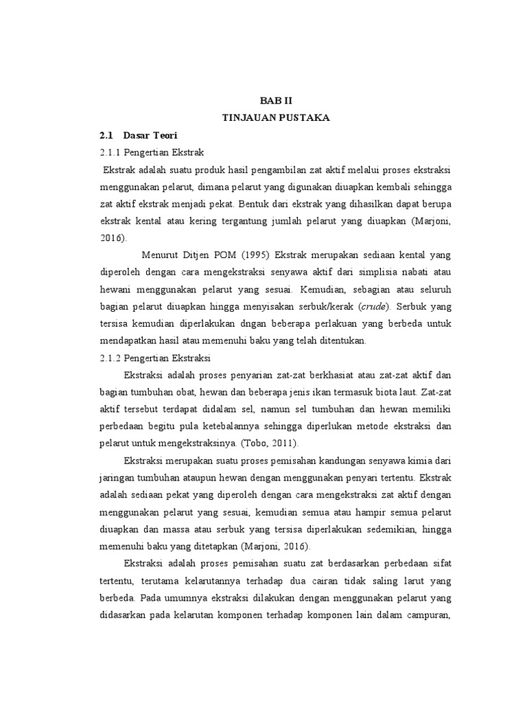 Dasar Teori dan Metode Maserasi | PDF | Pengembangan Diri | Kesehatan ...