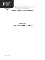 Midterm-Exam - Art Appreciation 2022 | PDF | Cognitive Science | Aesthetics