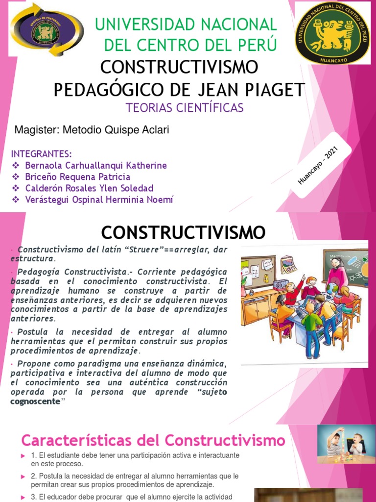Teoria Constructivista PIAGET - EXPOSICION OK OK | PDF ...