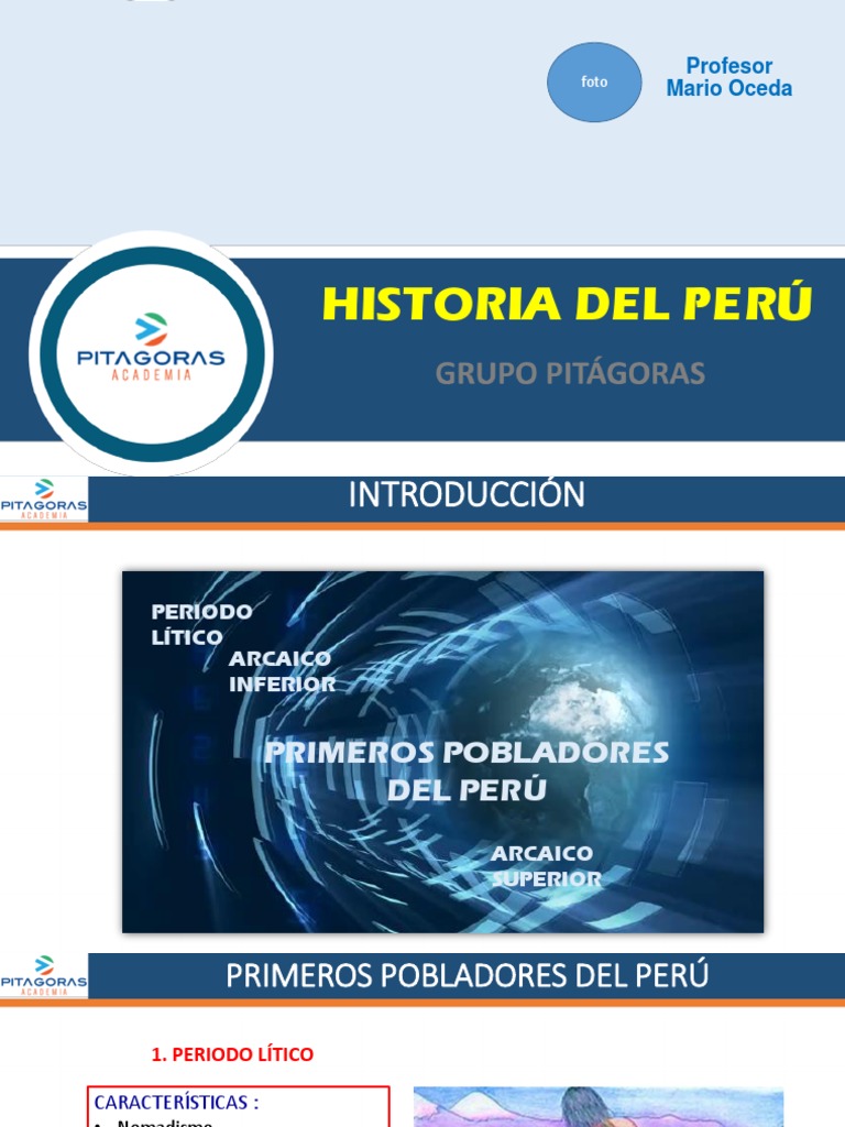 Comparativa de Periodos Prehistóricos en Perú | PDF | Perú | Andes