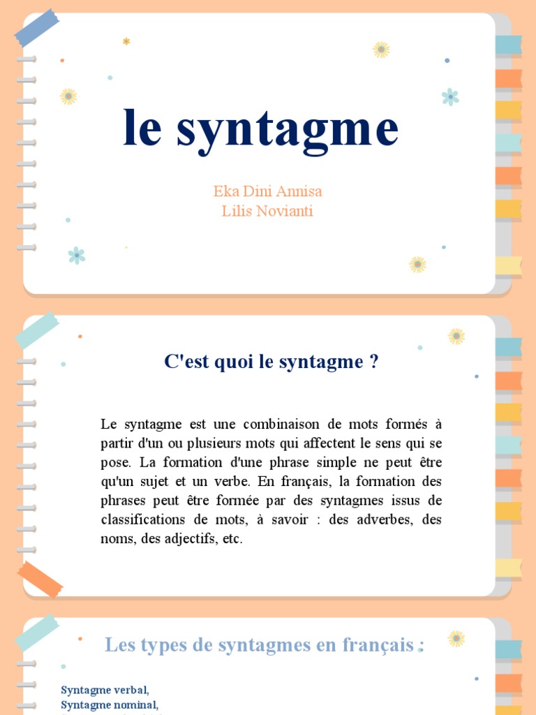 Syntagme Kelompok Eka Dini Annisa | PDF