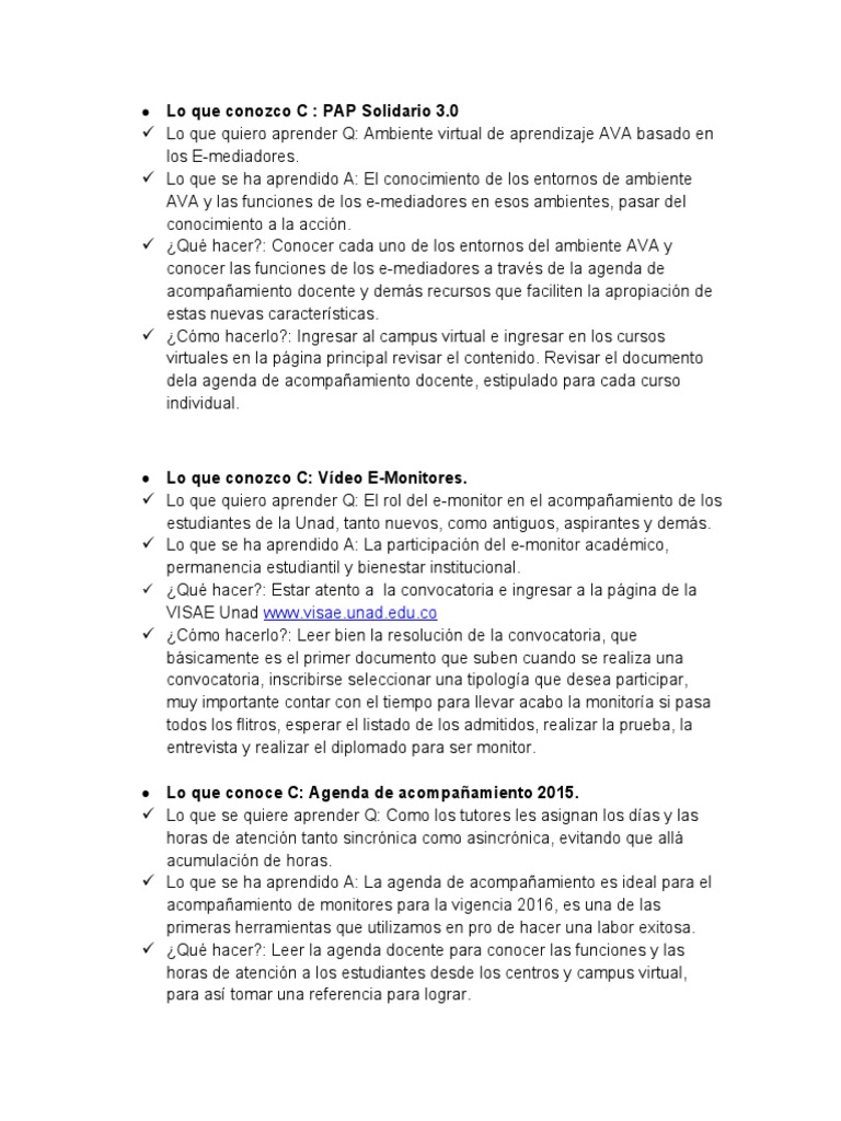 Cuadro CQA Luis Torres | PDF