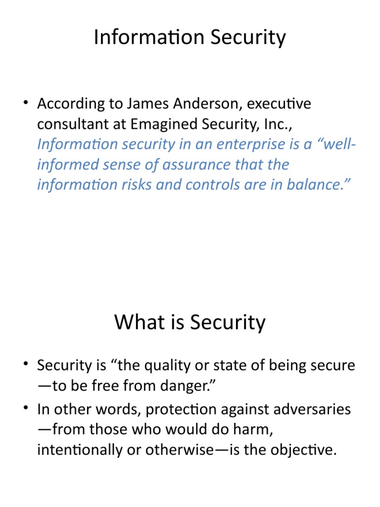 Information Security Unit 1 | PDF | Information Security | Information