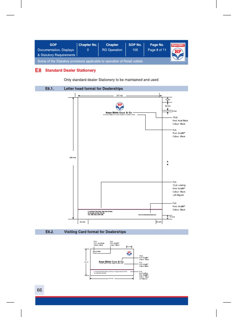 SOP Stationary Display Boards | PDF