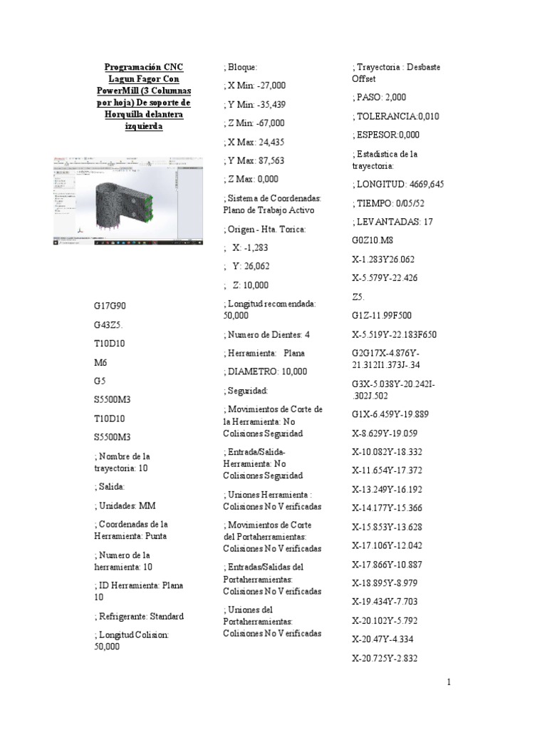 CNC Programacion Codigo Fanuc | PDF