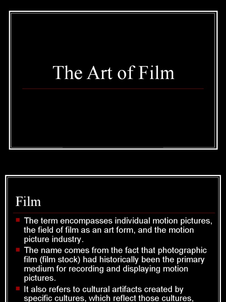 Understanding Film: Elements & Analysis | PDF | Cinematography | Genre