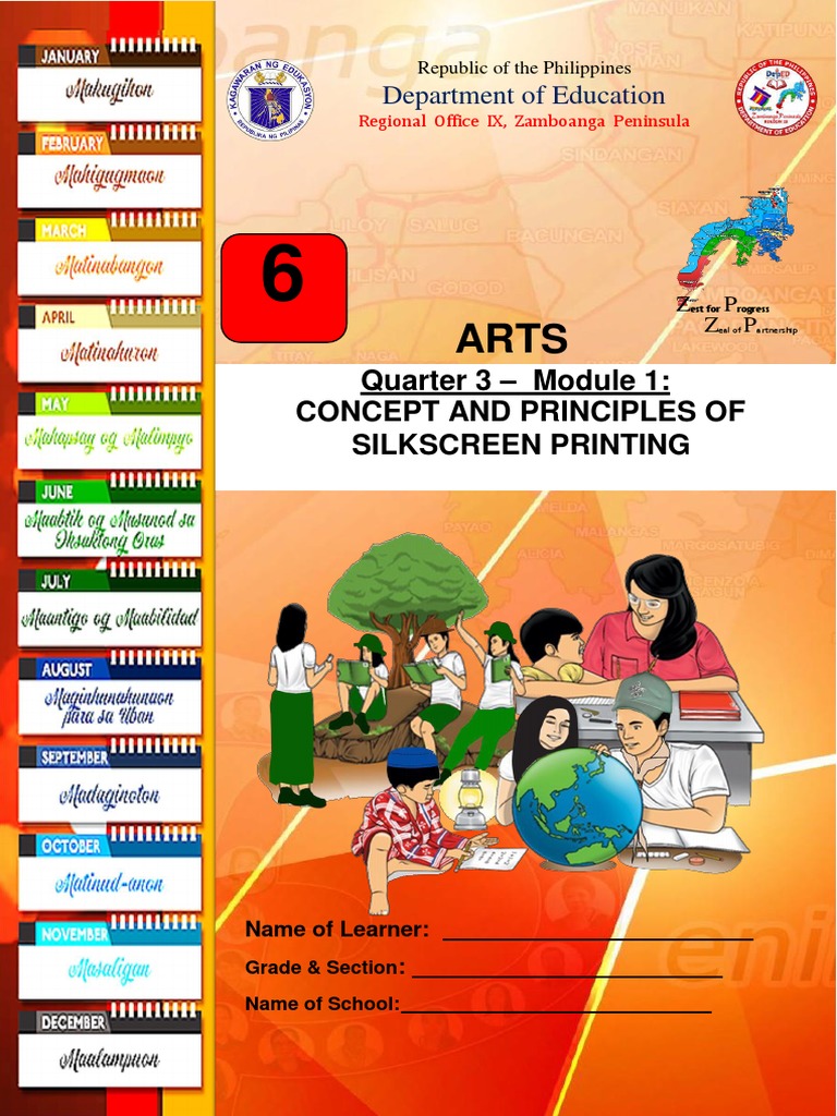 Arts Module 1 Q3 | PDF | Printmaking | Writing