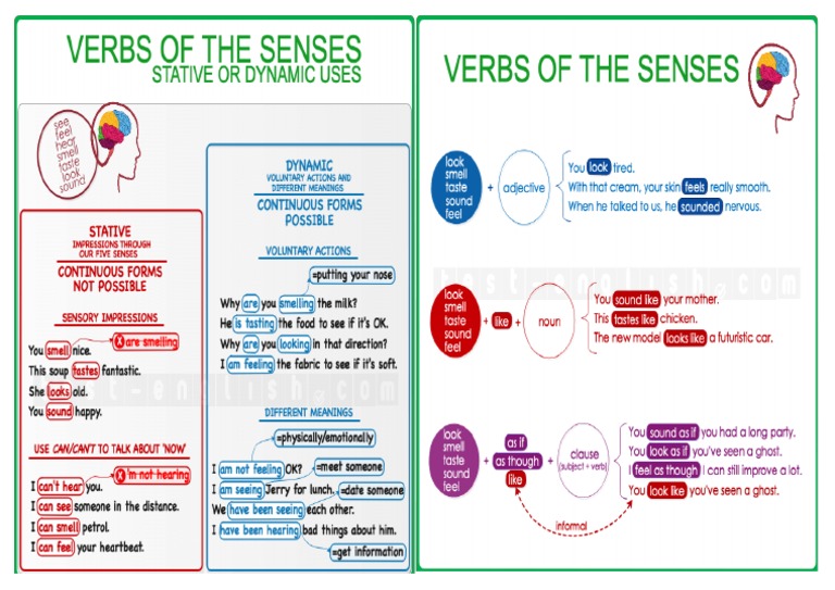 Perception Verbs | PDF