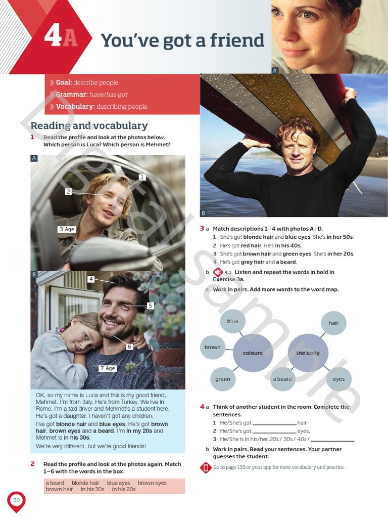 Roadmap Student Book A1 Unit 4 | PDF | Linguistics