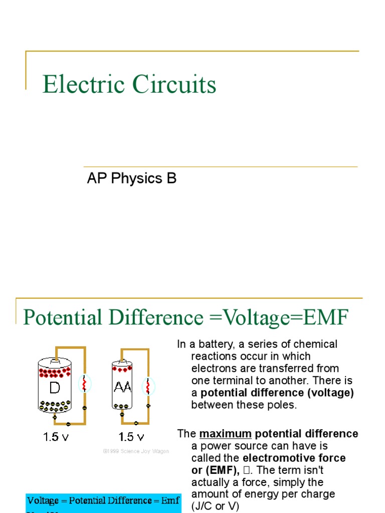 Understanding Electric Circuits: Exploring Ohm's Law, Series and ...