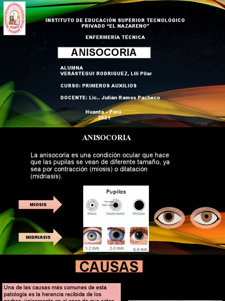 ANISOCORIA | PDF | Relaciones personales, crianza y desarrollo personal