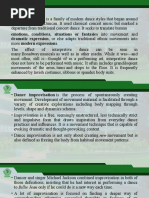 Understanding Interpretative Dance | PDF | Dances | Performing Arts