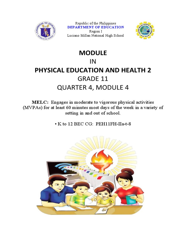 Physical Education and Health 2: IN Grade 11 Quarter 4, Module 4 | PDF ...
