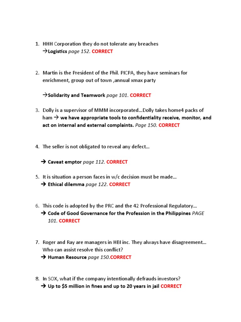 Correct: Act On Internal and External Complaints. Page 150 | PDF ...
