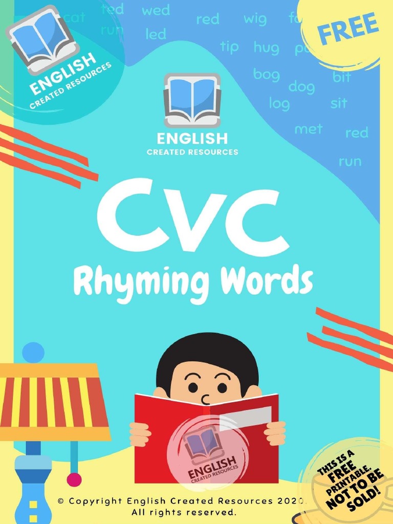 CVC Rhyming Words English Created Resources PDF | PDF