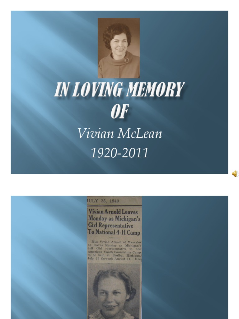 Vivian McLean: Delridge Community Leader | PDF