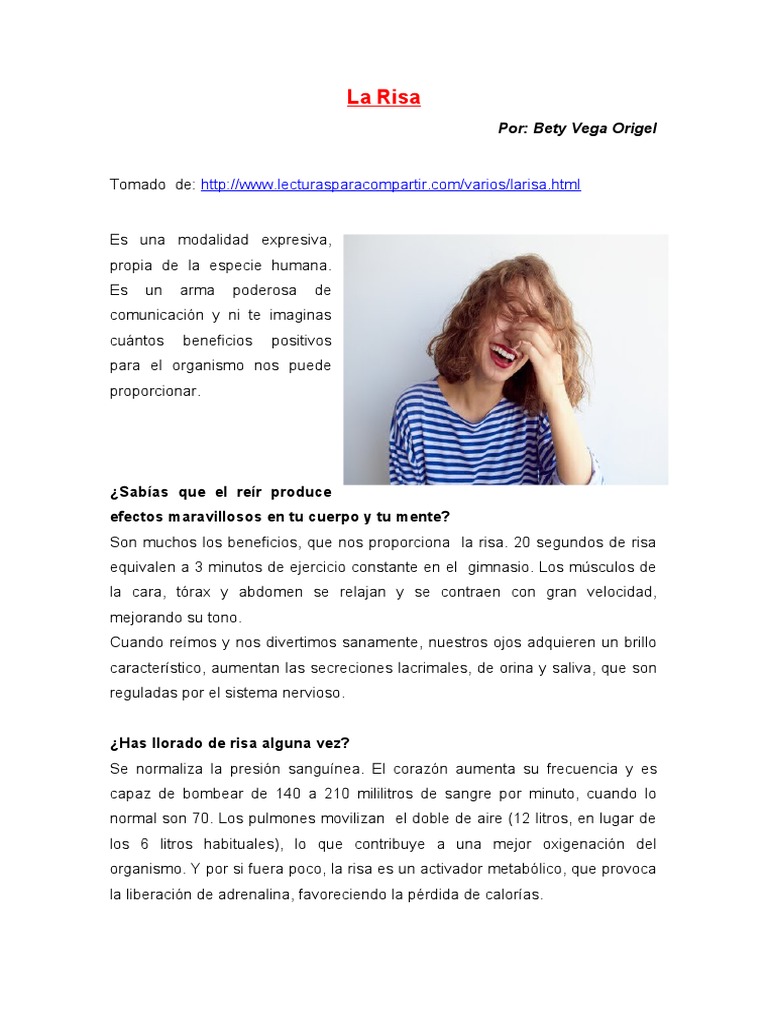La Risa | PDF | La risa | Corazón