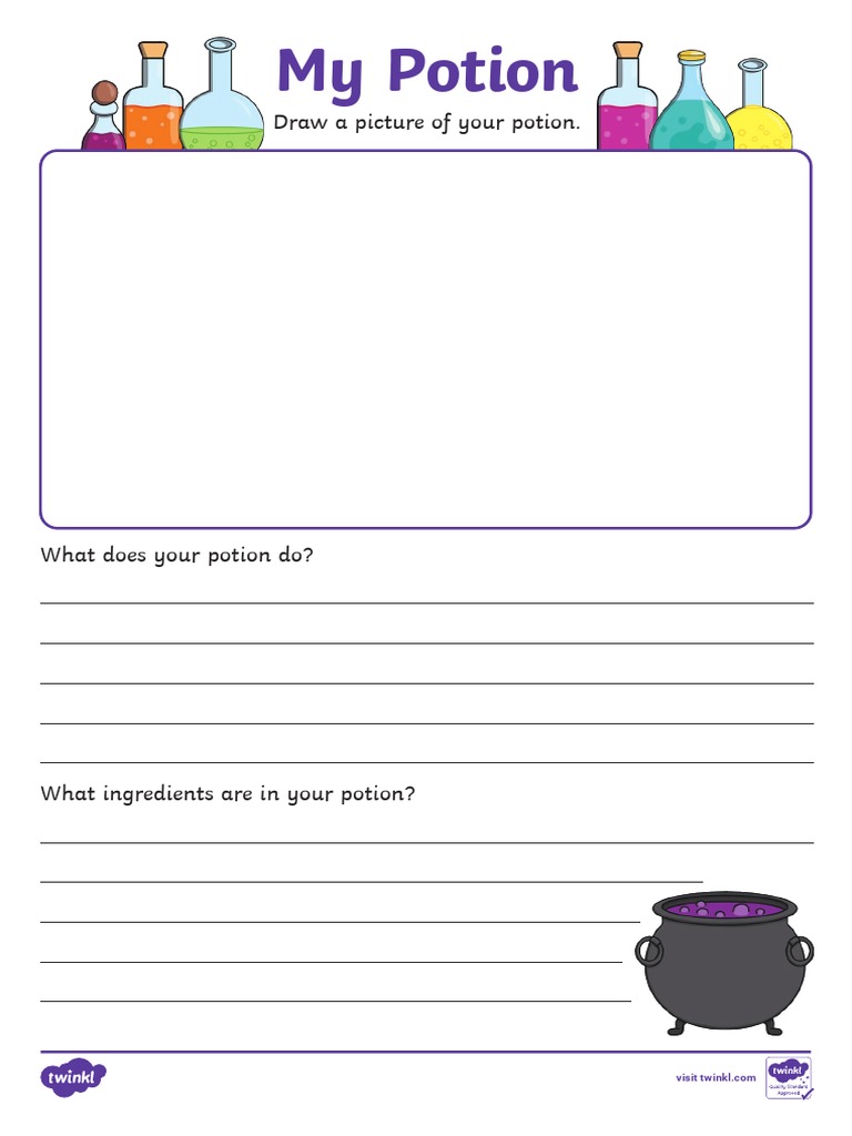 My Potion Template | PDF