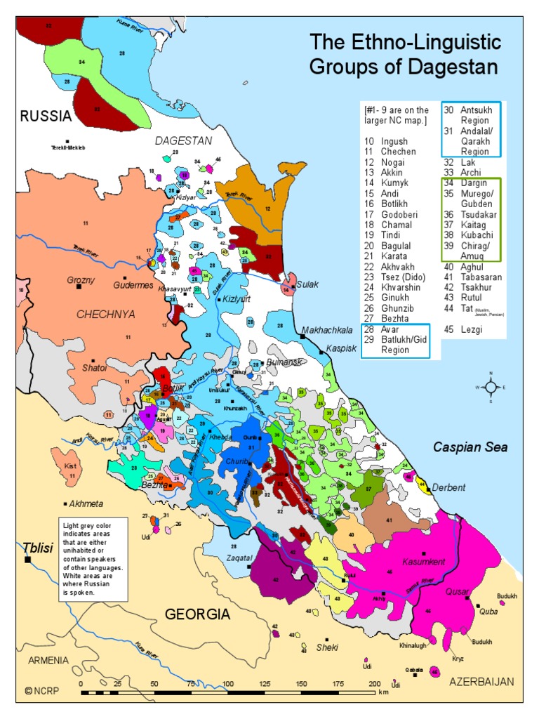 Ethnic Groups in Dagestan (Russia) | PDF | Azerbaijan | Cultural ...