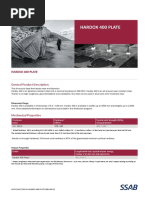 Data Sheet Hardox 400 | PDF | Hardness | Wear
