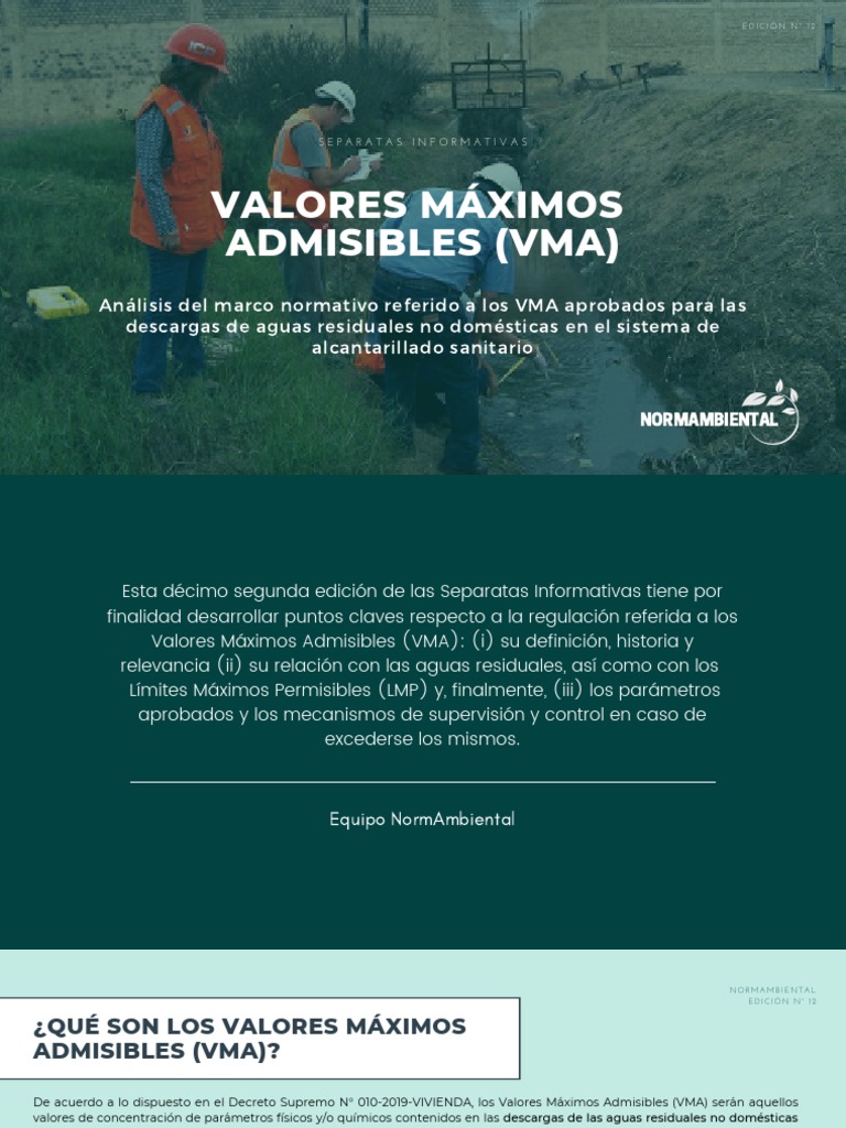 VMA en Aguas Residuales No Domésticas | PDF | Aguas residuales | Agua
