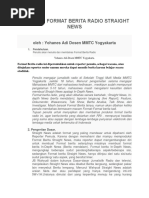 Contoh Naskah Radio untuk Siaran | PDF
