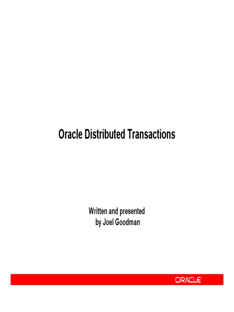 Distributed Transactions | PDF | Database Transaction | Databases