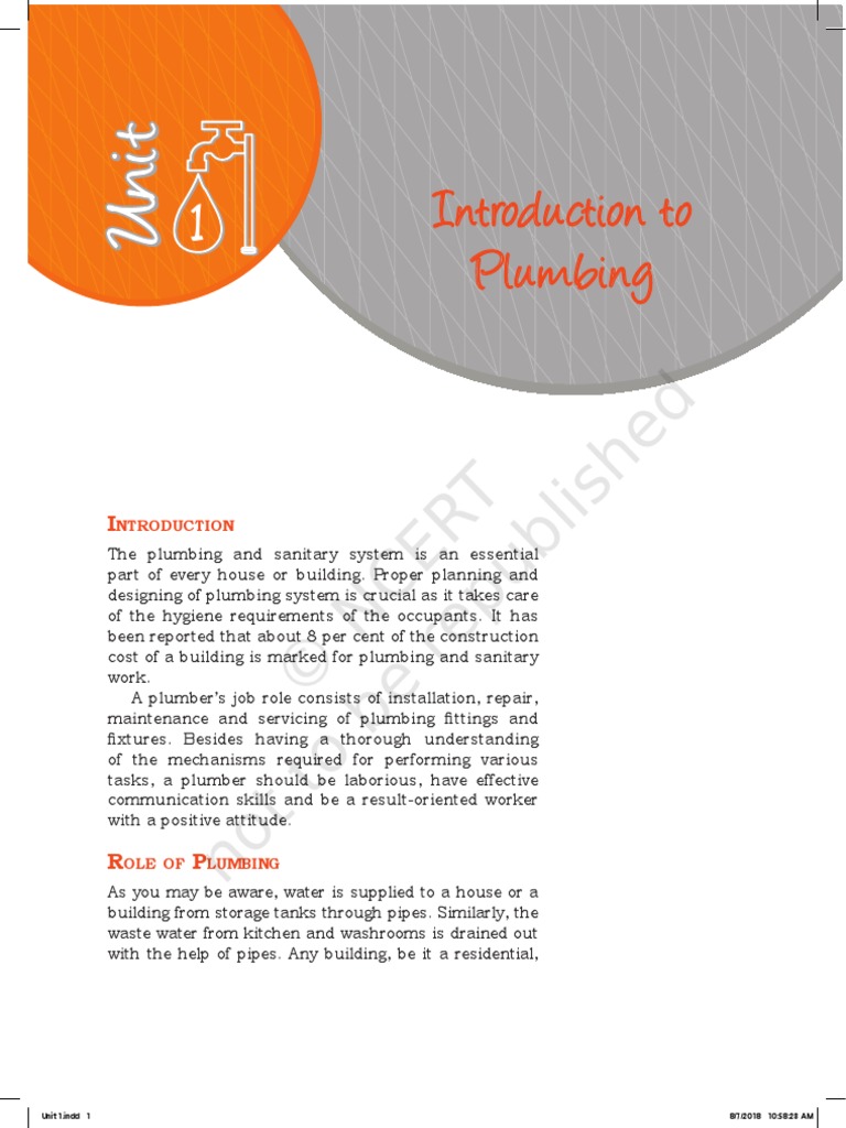 Basics of Plumbing | Download Free PDF | Plumbing | Screw