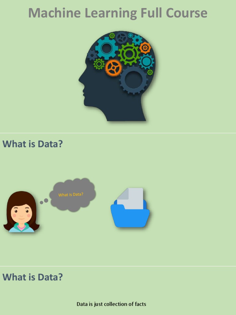 Machine Learning Full Course | PDF | Machine Learning | Statistical ...
