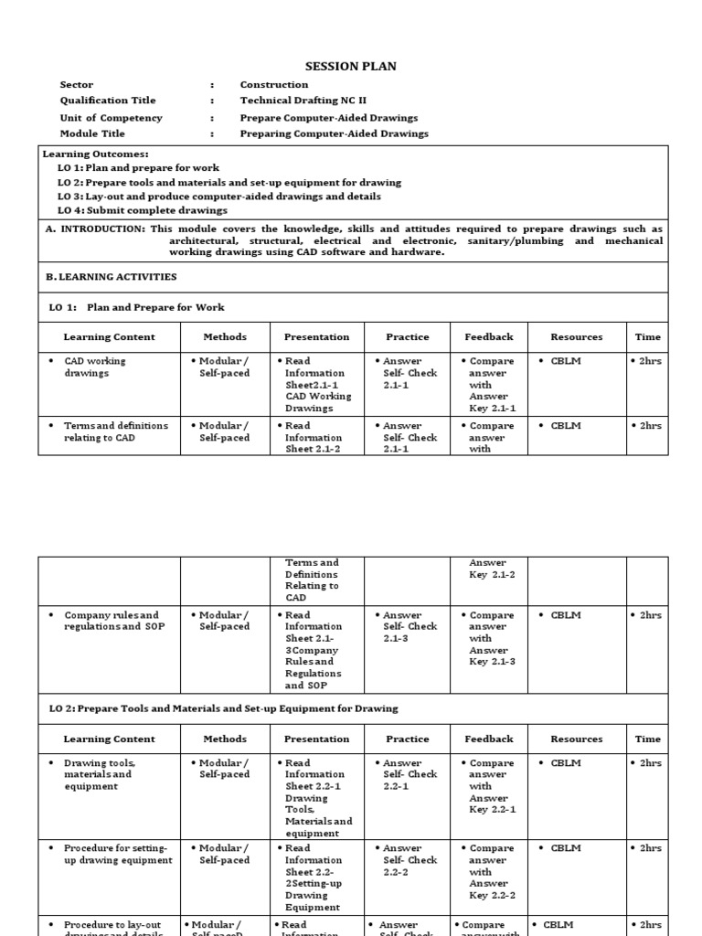 4 Session Plan | PDF | Computer Aided Design | Computer Hardware