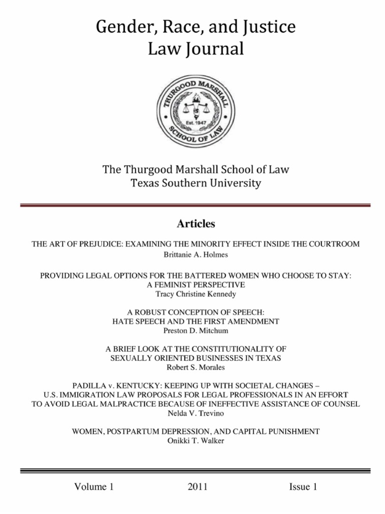 Volume 1, Issue 1 of The Law Journal | PDF | Relevance (Law) | Witness ...