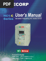 VFD Manual Huanyang Drive | PDF | Power Inverter | Power Supply