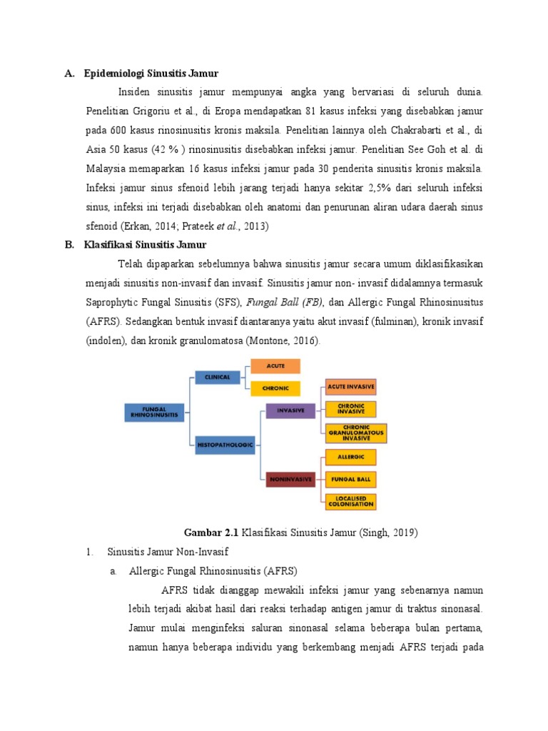 Epidemiologi Sinusitis Jamur | PDF