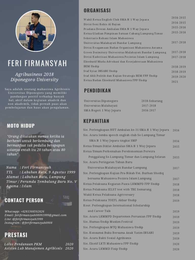 CV Feri Firmansyah | PDF