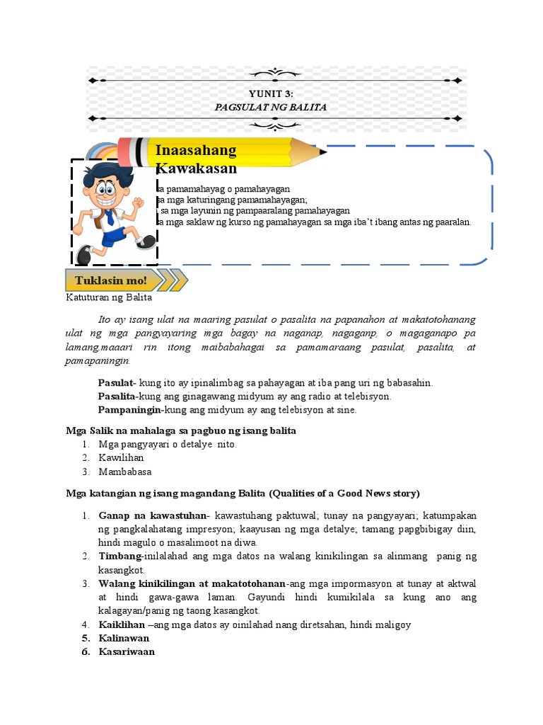 Yunit 3 | PDF
