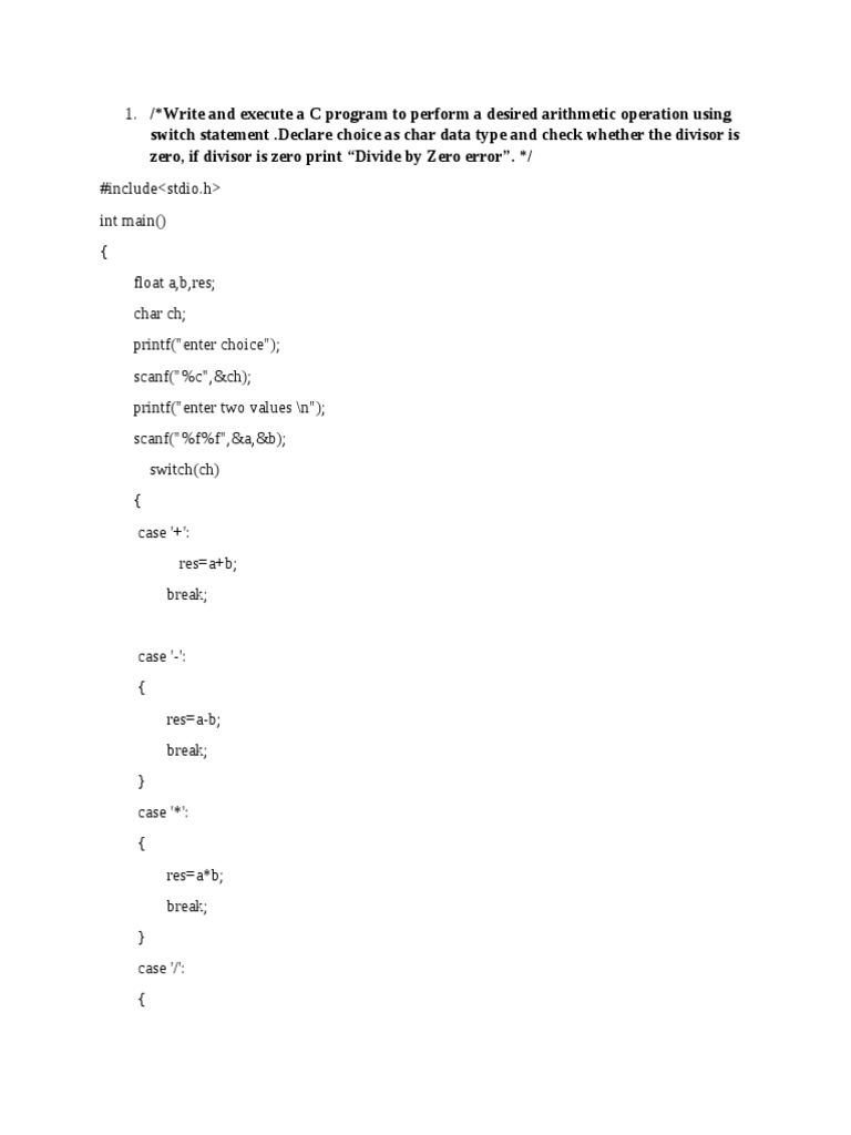 Foc Session 4 Pgms | PDF | Area | Engineering