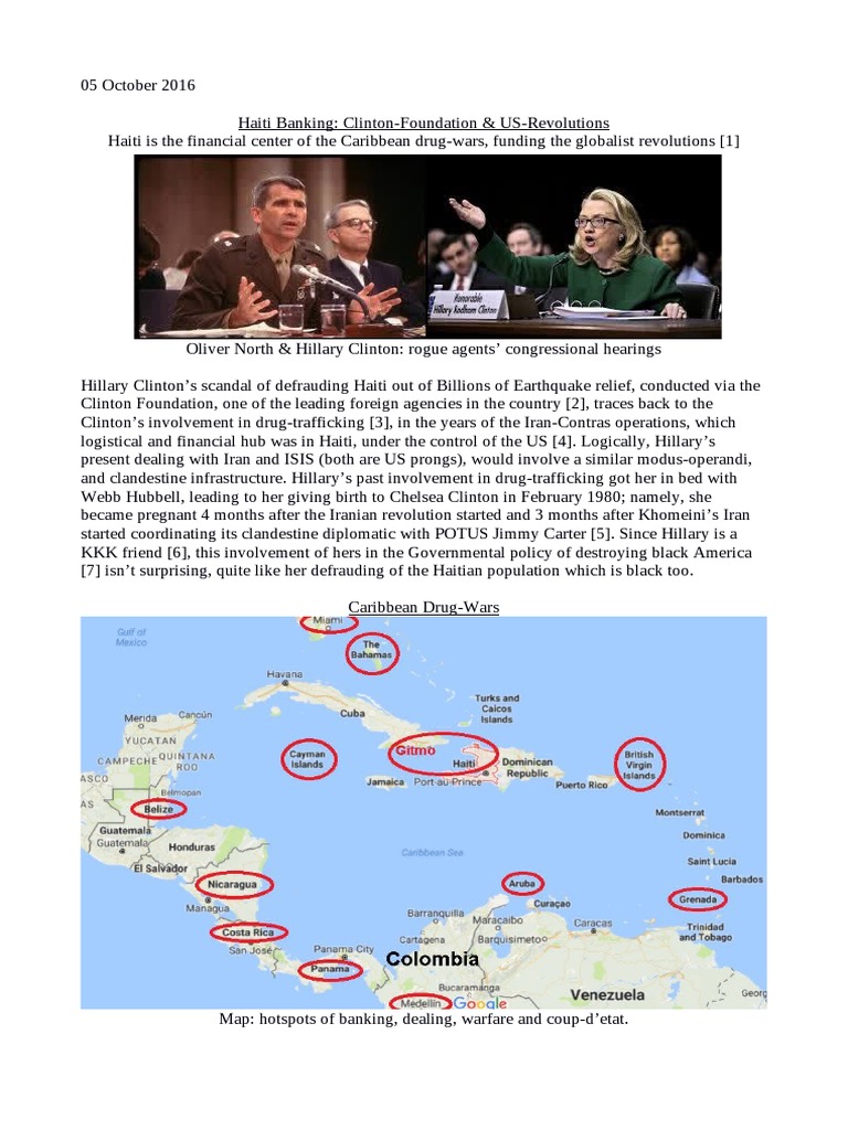 Haiti Banking Clinton-Foundation & US-Revolutions | PDF | Iran–Contra ...