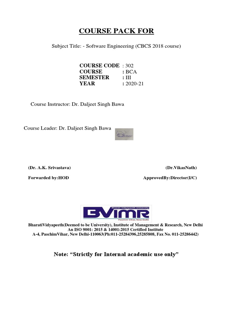 SE Course Pack Final | PDF | Programming | Computer Program