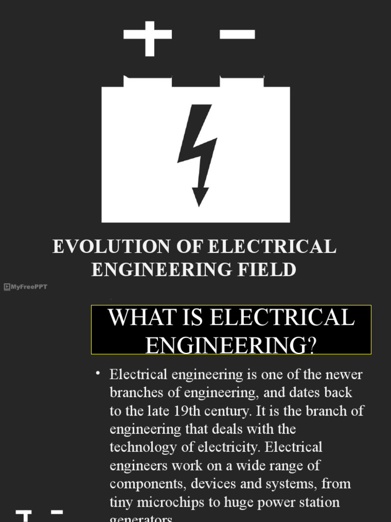 Evolution of Electrical Engineering Field | PDF | Internet ...