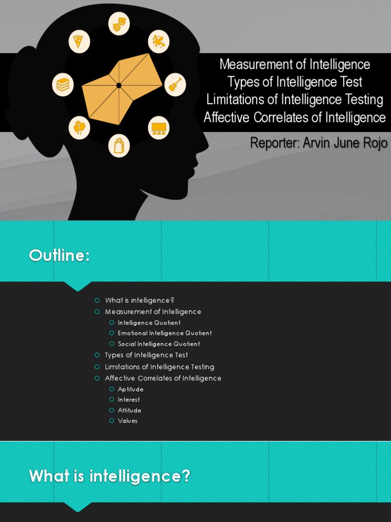 Measure Intelligence Types Tests | PDF | Intelligence Quotient ...