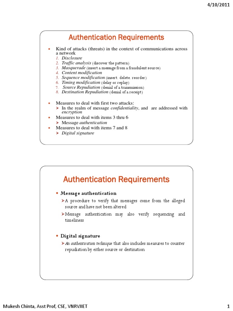 Message Authentication And Hash Functions Pdf Cryptography