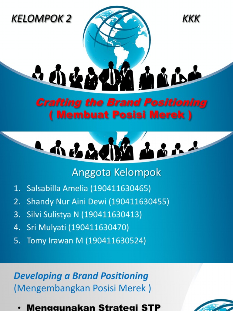 Kelompok 2 KKK: Crafting The Brand Positioning | PDF | Karier & Perkembangan