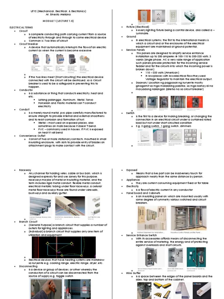 Electrical Terms and Concepts Guide | PDF | Electrical Resistance And ...