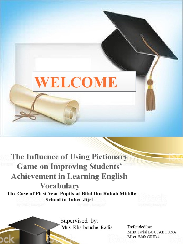 Présentation Wafa & Ferial | PDF | Teachers | Vocabulary