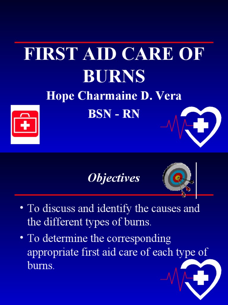 First Aid for Burn Types and Care | PDF | Burn | Skin