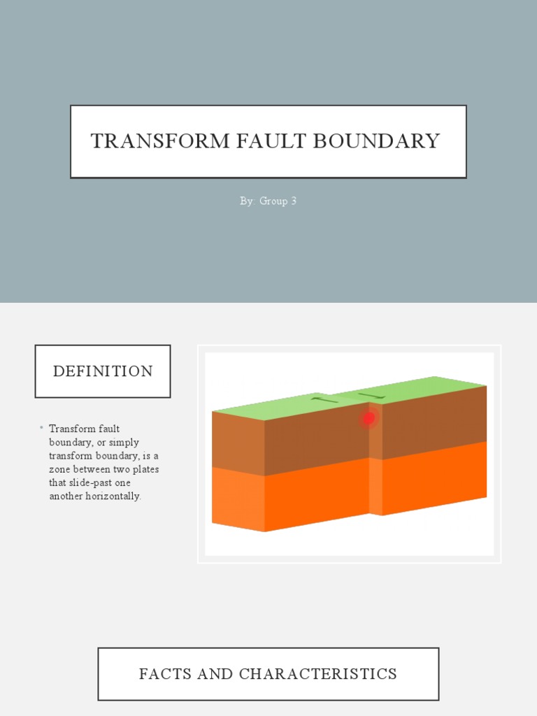 Transform Fault Boundary | PDF
